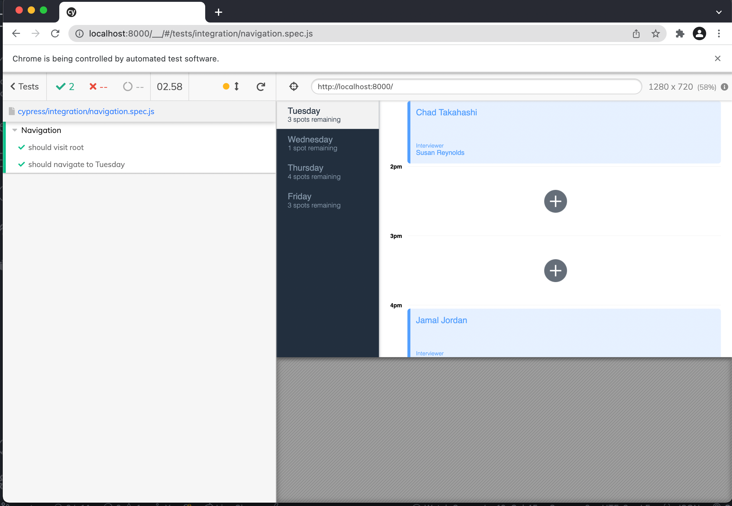 Interviewer Scheduler